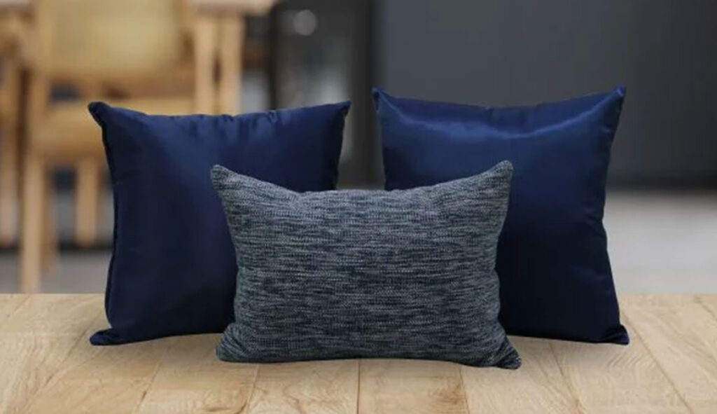 Cojines Paquete x 3 Unidades Azul/Alaska Azul - Muebles Albura